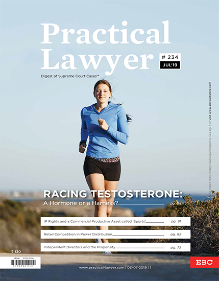 Practical Lawyer Racing Testosterone A Hormone or a Harness